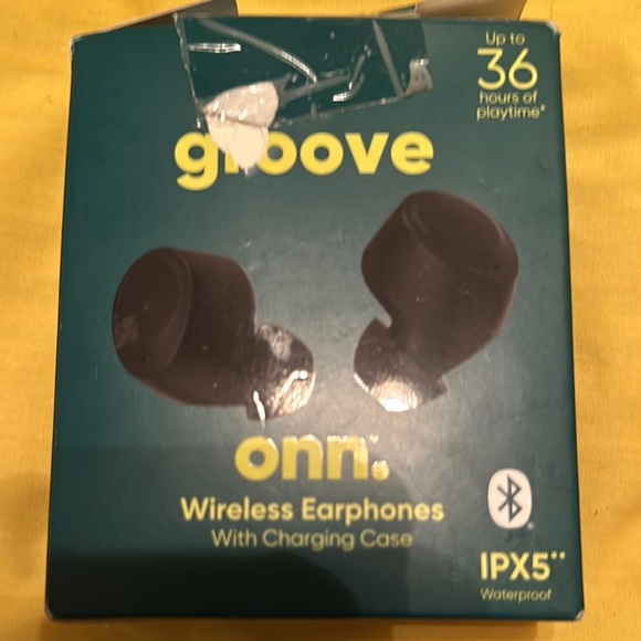 Headphones | Onn Groove Wireless Earphones Black | Poshmark